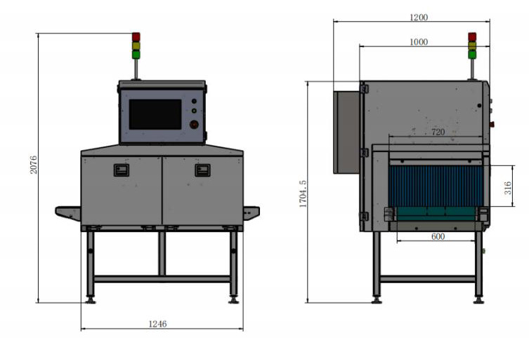 Foreign Objects Detection Food X Ray Inspection System For Meat ... Foreign Objects Detection Food X Ray Inspection System For Meat ...